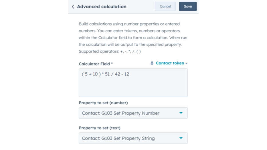 Workflow Calculation Actions HubSpot Integration | Connect Them Today Workflow Calculation Actions HubSpot Integration | Connect Them Today